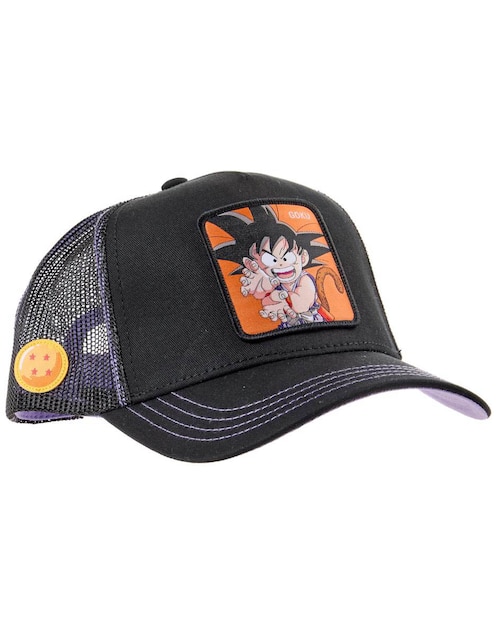 Gorra con visera curva snapback Capslab Dragon Ball Goku para hombre 1